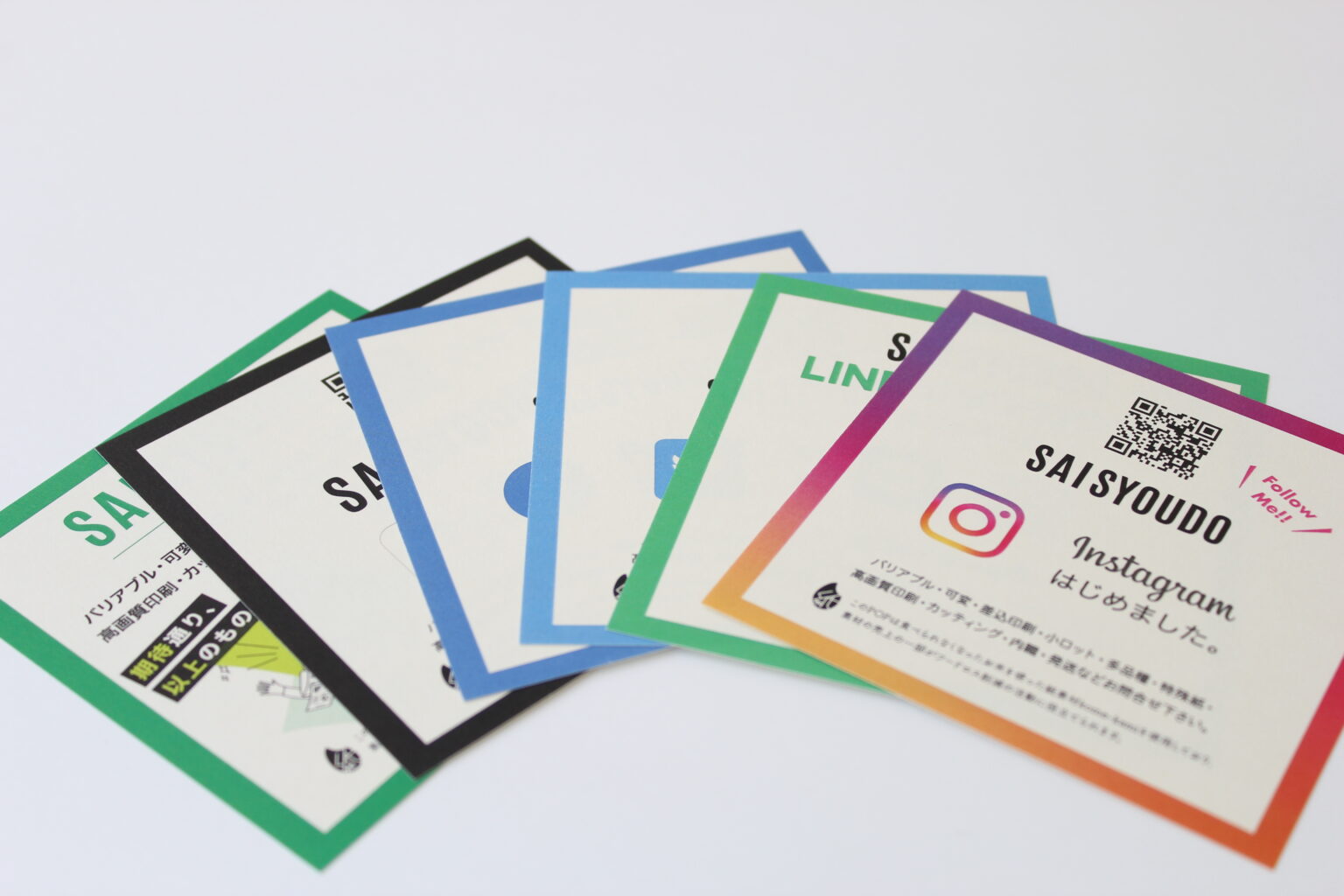 事例紹介｜各種SNSのfollow me POPを作りました！ ｜期待通り、以上のものを。彩匠堂